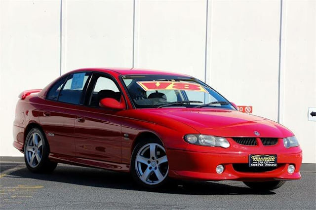 2001 Holden Commodore VX SS Red 4 Speed Automatic Sedan | Cars, Vans ...
