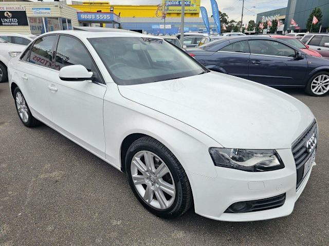 2010 Audi A4 B8 8K MY10 Multitronic White 8 Speed Constant Variable ...