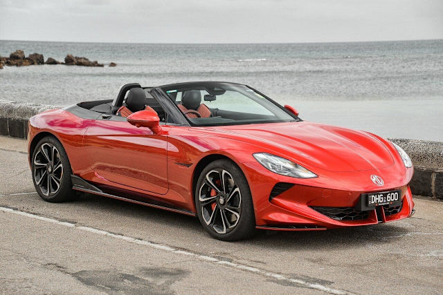 2024 MG Cyberster EC32 (No Badge) Diamond Red 1 Speed Automatic ...