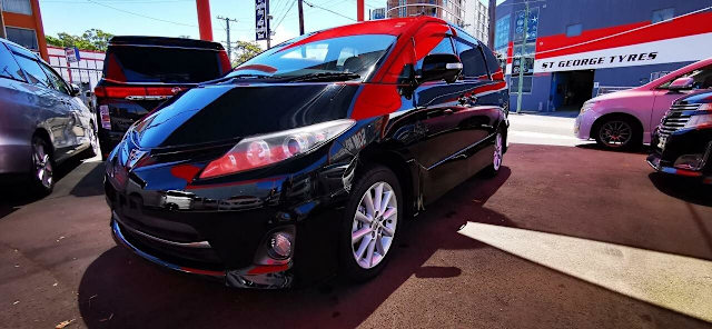 2012 Toyota Estima ACR50 Aeras Black Constant Variable People Mover ...
