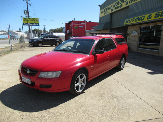 2007 Holden Crewman VZ MY06 Upgrade Red 4 Speed Automatic Crew Cab ...
