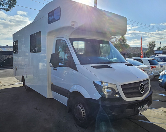 2015 MERCEDES-BENZ SPRINTER TALVOR MOTORHOME AUTO TURBO DIESEL MOTOR ...