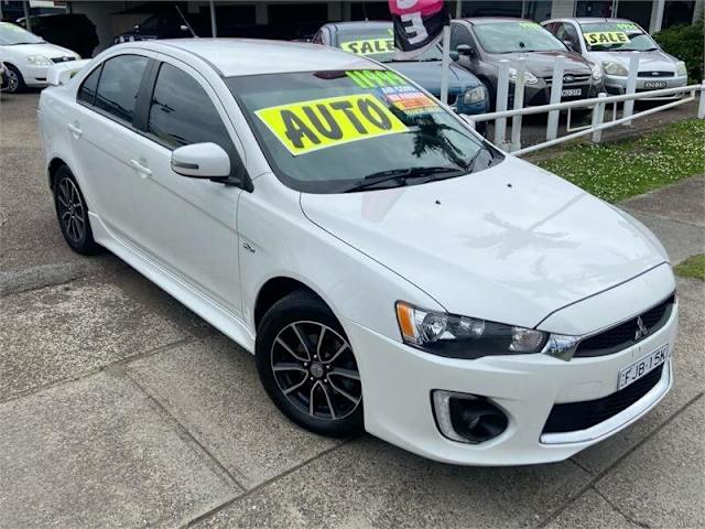 2015 Mitsubishi Lancer CF ES Sport White 6 Speed CVT Auto Sequential ...