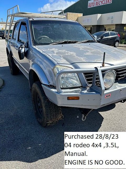 2004 RA Rodeo 4x4 V6 Petrol 3.5L manual | Wrecking | Gumtree Australia ...