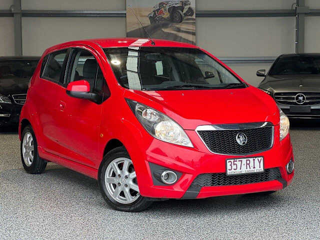 2010 Holden Barina Spark MJ CD Red 5 Speed Manual Hatchback | Cars ...