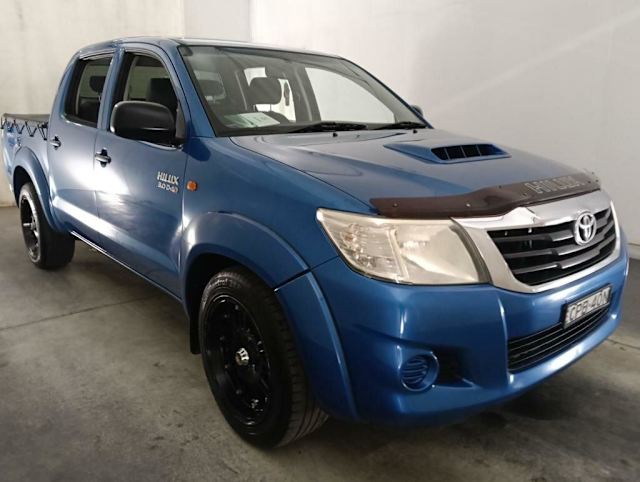 2013 Toyota Hilux KUN16R MY12 SR Double Cab 4x2 Blue 5 Speed Manual ...