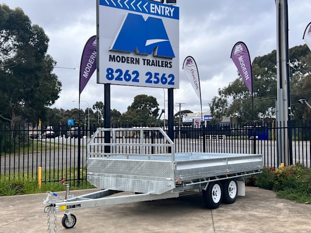 14x7 Galvanized Tray Top Flat Top Trailer 3200KG ITS | Trailers ...
