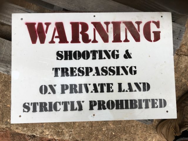 “Warning Stooters trespassers “ tin farm gate sign [675] | Farming ...