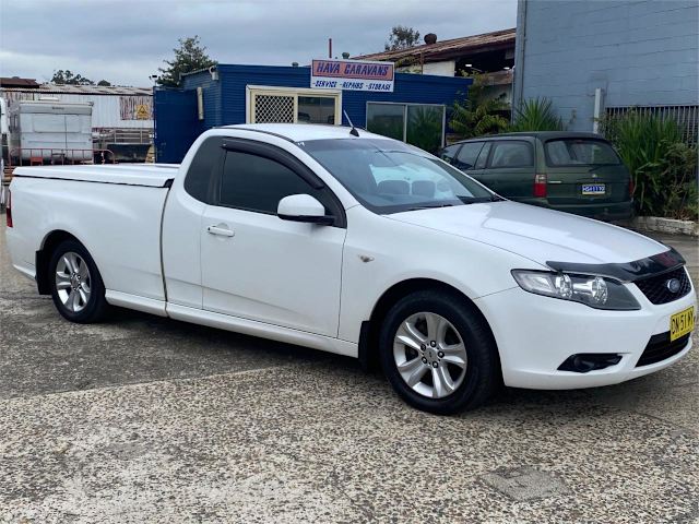 2008 Ford Falcon FG R6 Ute Super Cab White 4 Speed Sports Automatic ...