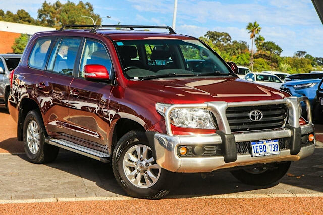 2012 Toyota Landcruiser URJ202R MY12 GXL (4x4) Merlot Red 6 Speed ...