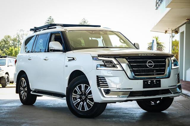 2021 Nissan Patrol Y62 MY22 TI-L White 7 Speed Sports Automatic Wagon ...
