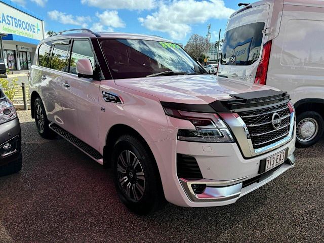 2021 Nissan Patrol Y62 MY22 TI-L White 7 Speed Sports Automatic Wagon ...