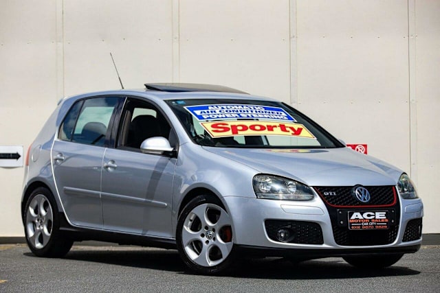 2008 Volkswagen Golf V GTi Silver, Chrome 6 Speed Sports Automatic Dual ...