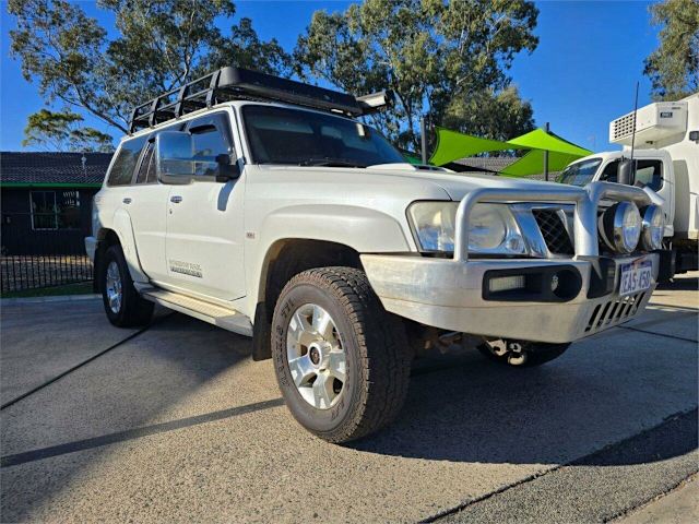 2012 Nissan Patrol GU VIII ST (4x4) White 5 Speed Manual Wagon | Cars ...
