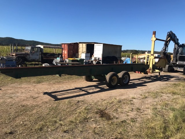 Midland 7 round hay bail hydraulic loading trailer [S9] | Farming ...