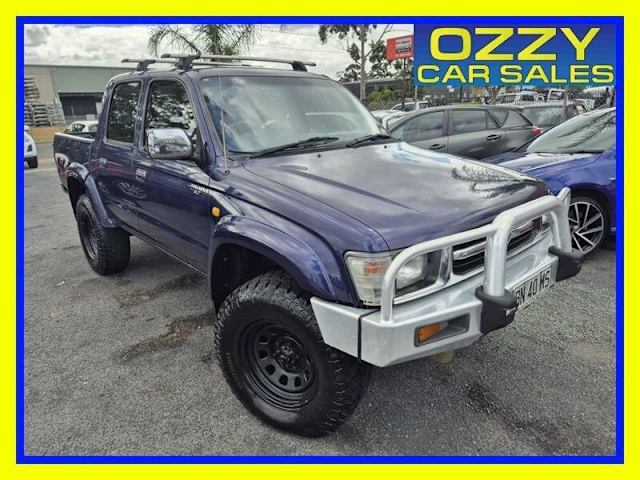 2000 Toyota Hilux RZN169R SR5 (4x4) Blue 5 Speed Manual 4x4 Dual Cab ...
