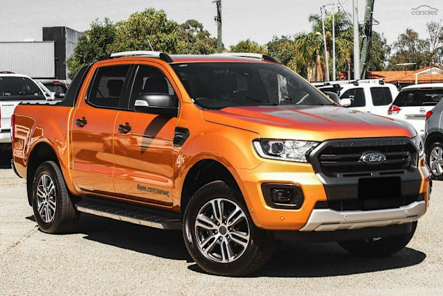 2021 Ford Ranger PX MkIII 2021.25MY Wildtrak Orange 10 Speed Sports ...