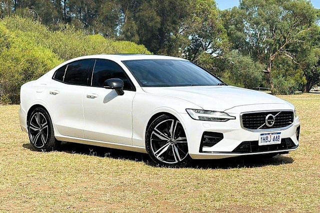 2020 Volvo S60 Z Series MY21 T5 Geartronic AWD R-Design White 8 Speed Sports Automatic Sedan ...