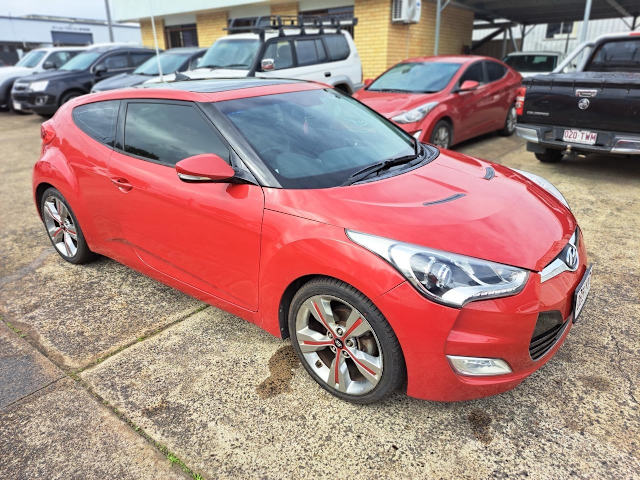 2013 Hyundai Veloster FS MY13 + Veloster Red 6 Speed Auto Dual Clutch ...