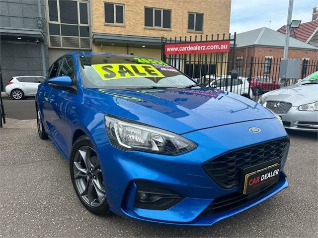 2018 Ford Focus SA MY19.25 ST-Line Blue 8 Speed Automatic Hatchback ...