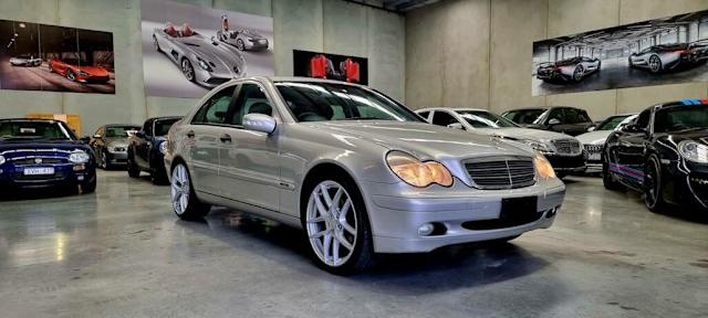 2002 Mercedes-Benz C-Class W203 C180 Avantgarde Silver 5 Speed ...
