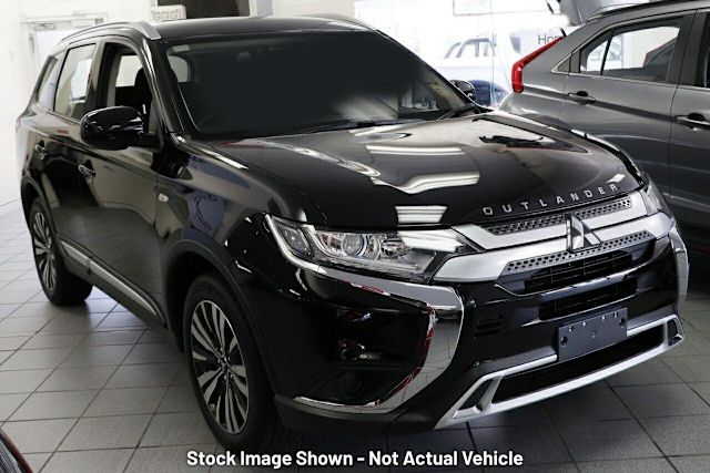 2018 Mitsubishi Outlander ZL MY19 ES 7 Seat (2WD) Burgundy Continuous ...