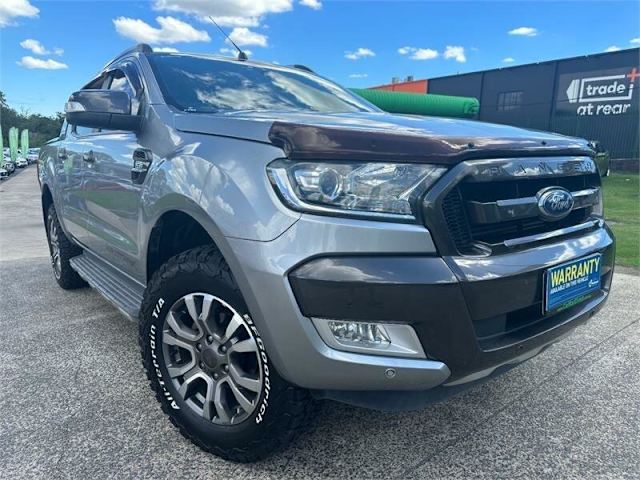 2016 Ford Ranger PX MkII Wildtrak 3.2 (4x4) Silver 6 Speed Automatic ...