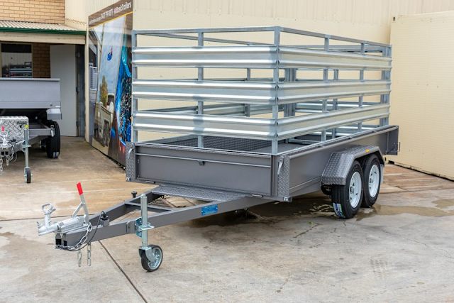 2024 Basic Trailers 12x5 tandem stock crate trailer 1990kg atm ...