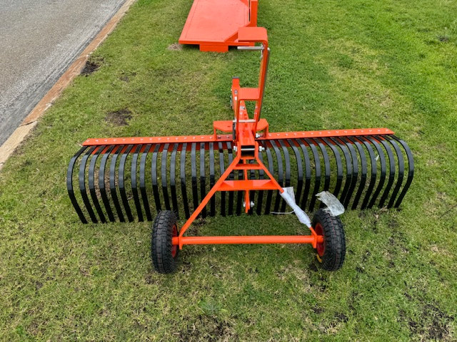 Landscape Rake Barrett Towable 6ft Adjustable With Wheels | Farming ...