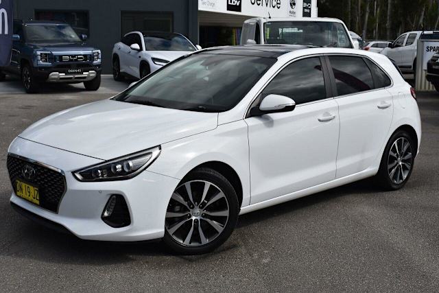 2019 Hyundai i30 PD2 MY20 Premium White 6 Speed Sports Automatic ...