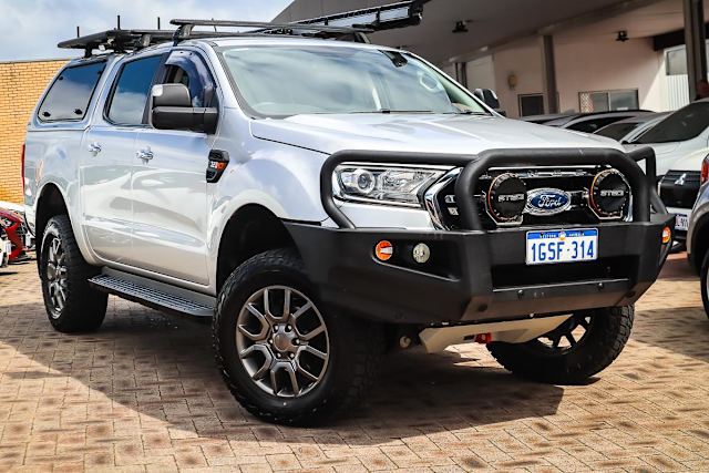 2018 Ford Ranger PX MkIII 2019.00MY XLS Silver 6 Speed Sports Automatic ...