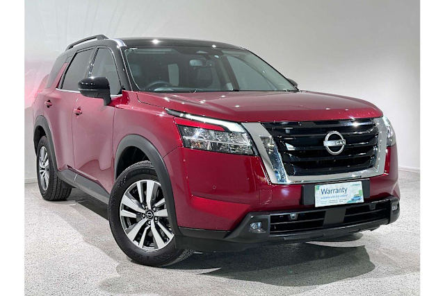 2023 Nissan Pathfinder R53 MY22 Ti 4WD Red 9 Speed Sports Automatic ...