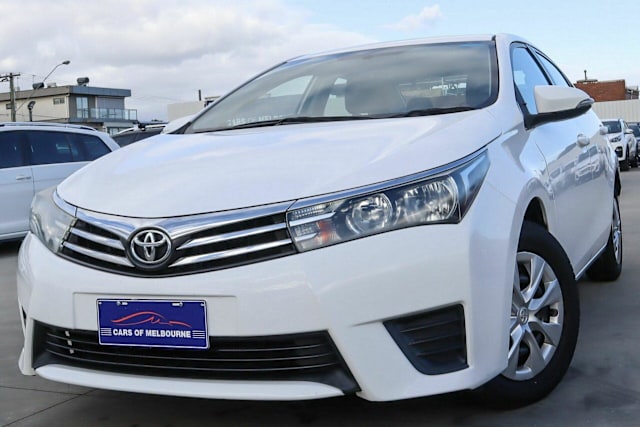 2015 Toyota Corolla ZRE172R Ascent S-CVT White 7 Speed Constant ...