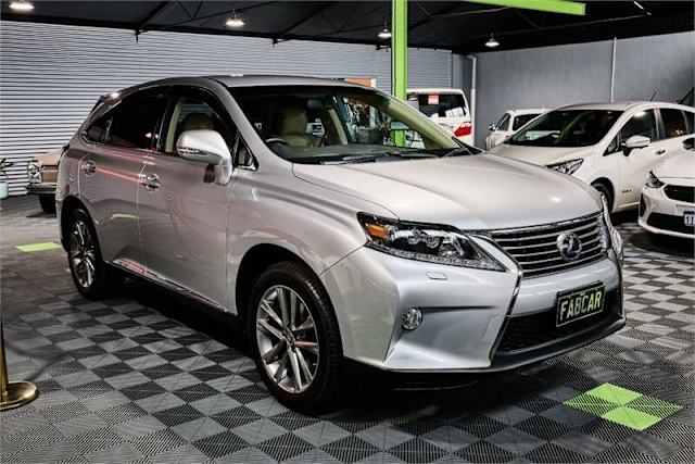 2014 Lexus RX GYL15R RX450h Luxury Silver 6 Speed Constant Variable ...