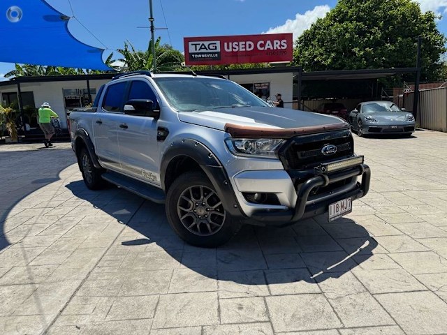 2018 Ford Ranger PX MkII 2018.00MY FX4 Double Cab Ingot Silver 6 Speed ...