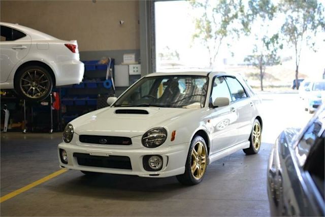 2002 Subaru Impreza MY02 WRX STI White 6 Speed Manual Wagon | Cars ...