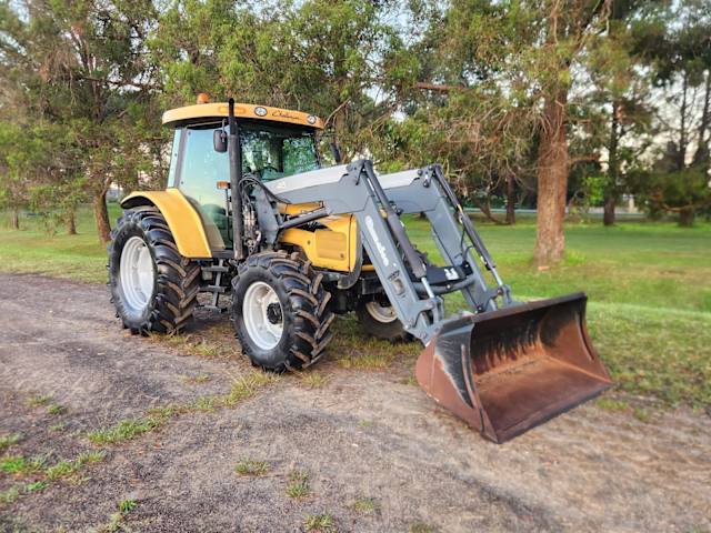 CAT MT445B (Massey Ferguson 5445) 105Hp 4WD Cab Tractor Loader 1040 hrs ...