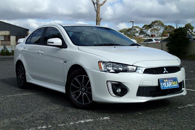 2016 Mitsubishi Lancer CF MY17 ES Sport White 6 Speed CVT Auto ...