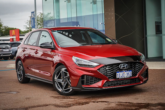 2024 Hyundai i30 Pde.v6 MY25 N Line DCT Ultimate Red 7 Speed Sports ...
