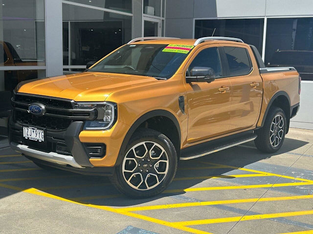 2024 Ford Ranger PY 2024.00MY Wildtrak Yellow 10 Speed Sports Automatic ...