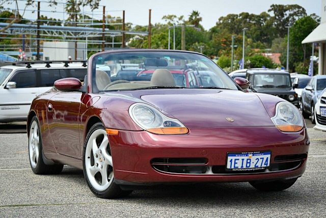 1998 Porsche 911 996 Carrera Cabriolet Red 5 Speed Sports Automatic ...
