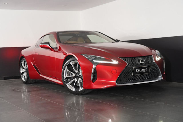 2020 Lexus LC500 URZ100R Luxury + EP + Ochre Trim Red 10 Speed ...