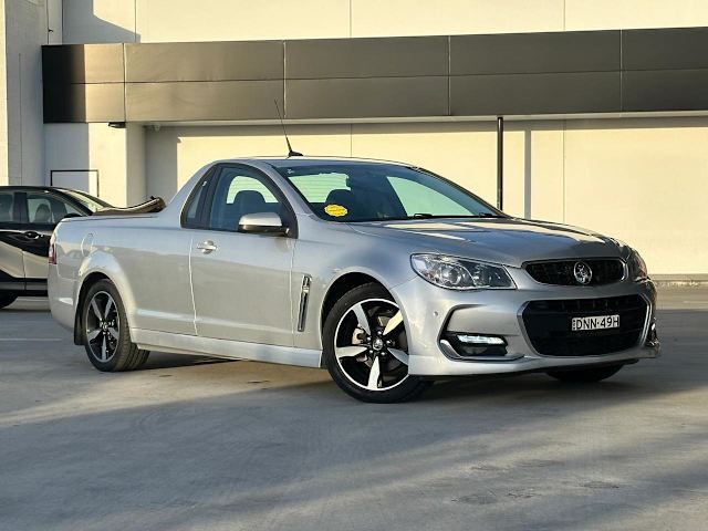 2017 Holden Ute VF II MY17 SV6 Ute Silver 6 Speed Sports Automatic ...