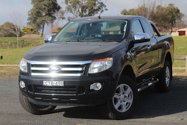 2014 Ford Ranger PX XLT Super Cab Black 6 Speed Sports Automatic ...