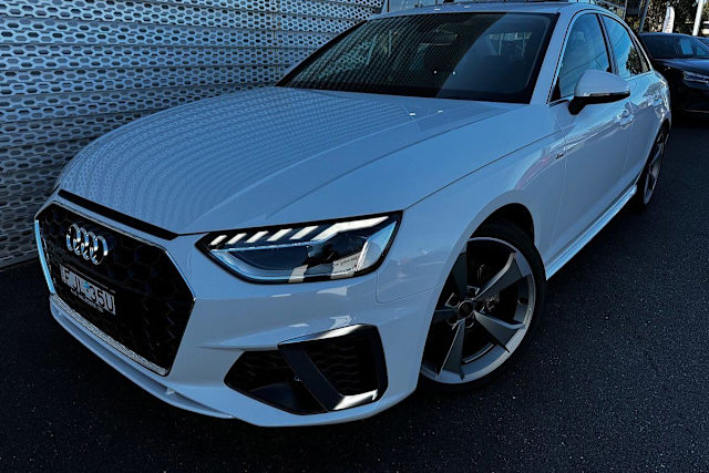 2024 Audi A4 B9 8W MY24 35 TFSI S Tronic S Line Glacier White, Metallic ...