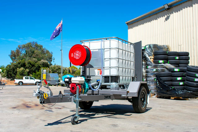 7X5 IBC Fire Fighting Trailer 1000lt - Single Axle | Trailers | Gumtree Australia Salisbury Area ...