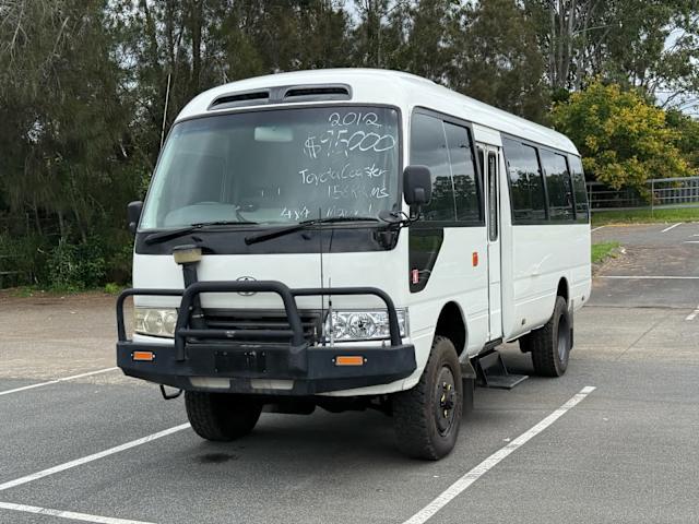 2012 Toyota Coaster Deluxe - 4x4 - Manual | Cars, Vans & Utes | Gumtree ...