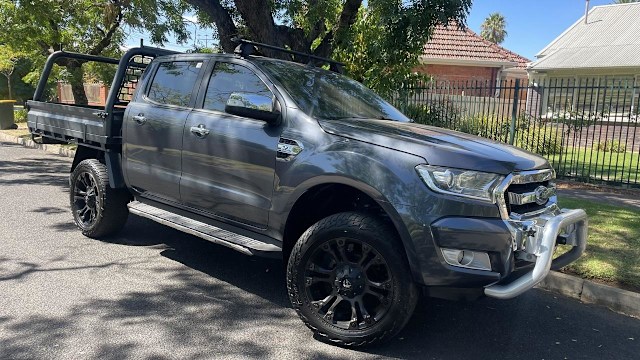 2016 Ford Ranger PX MkII XLT 3.2 (4x4) Grey Blue 6 Speed Automatic Dual ...