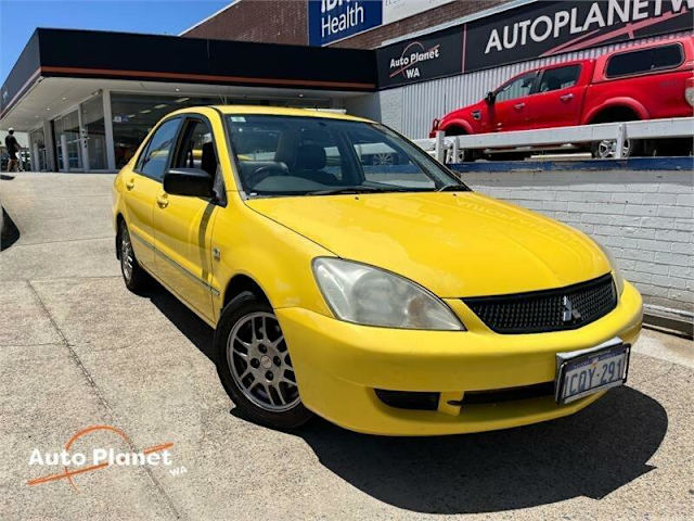 2007 Mitsubishi Lancer CH MY07 ES Yellow 4 Speed Auto Sports Mode Sedan ...