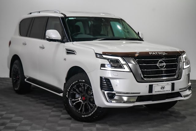 2020 Nissan Patrol Y62 Series 5 MY20 TI-L White 7 Speed Sports ...